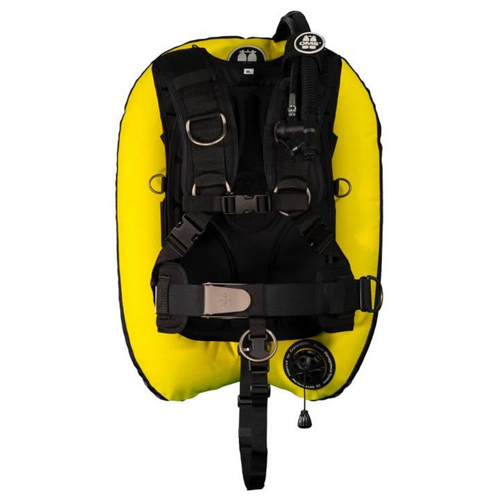 OMS IQ Lite Performance Mono Sæt Standard Gul/Sort – Ocean Divers ApS