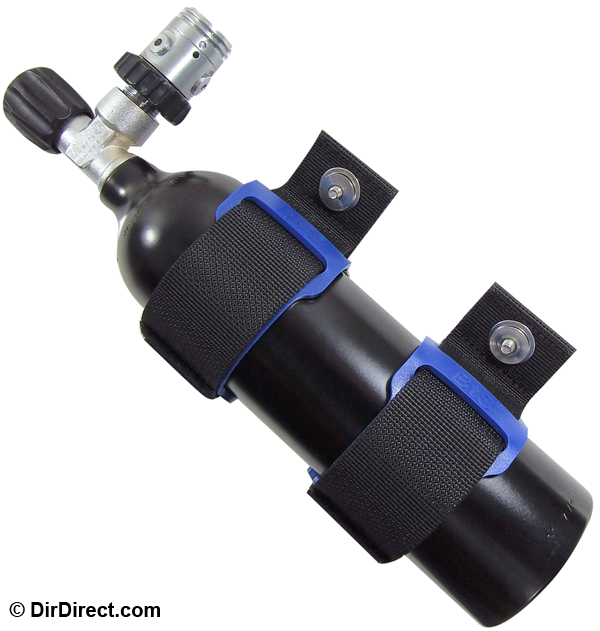 Inflation System Argon / Air 1.5L Alu Straps Back Plate – Ocean Divers ApS
