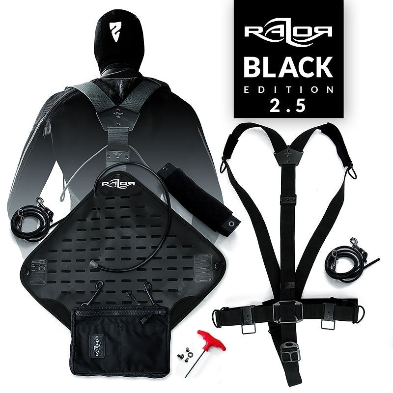 Razor Side Mount System 2.5 Complete - Black Edition – Ocean Divers ApS
