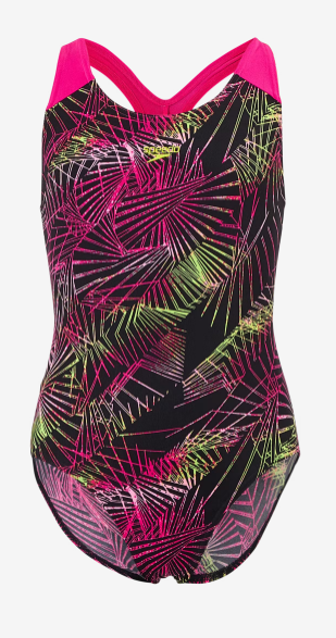 Speedo Allover Splashback swimsuit for girls, in a nice design. – Ocean ...